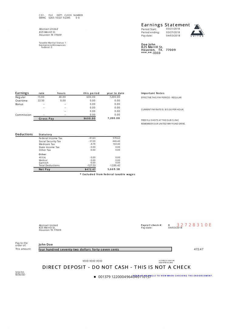 How To Make A Pay Stub Free Step 3 Of 5 Detailed And Easy